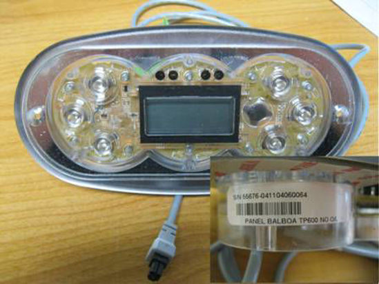 X310191 TP600 Topside Control Panel – East Coast Spas